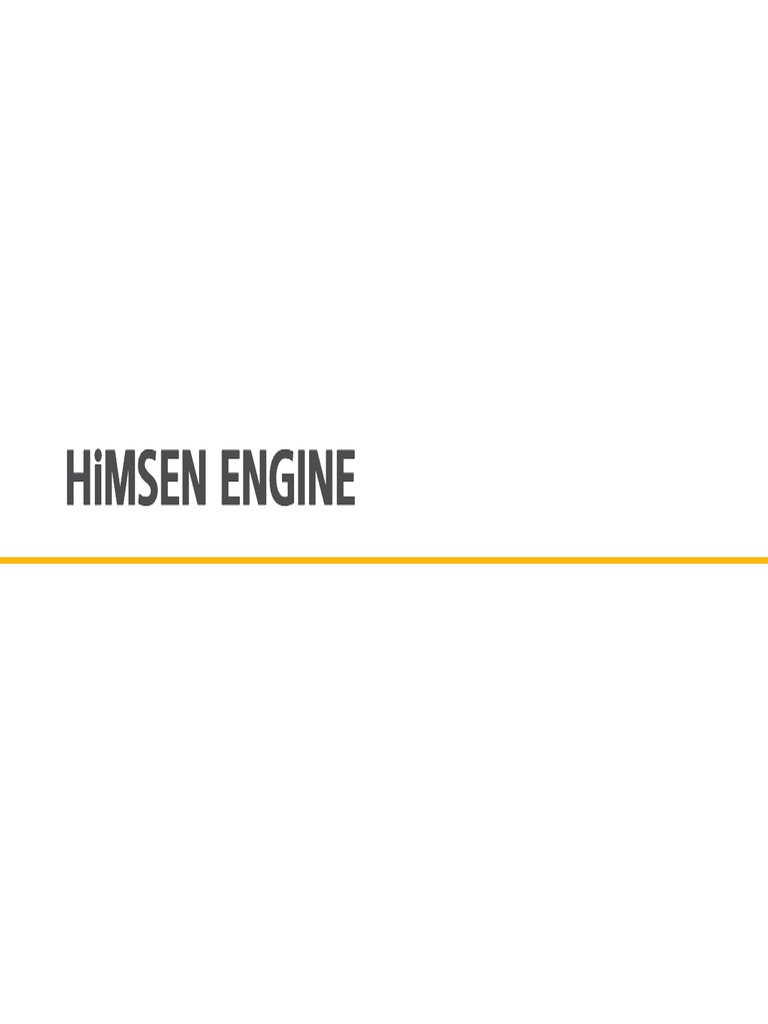GPP Presentation HIMSEN Engine | PDF | Engines | Power Station