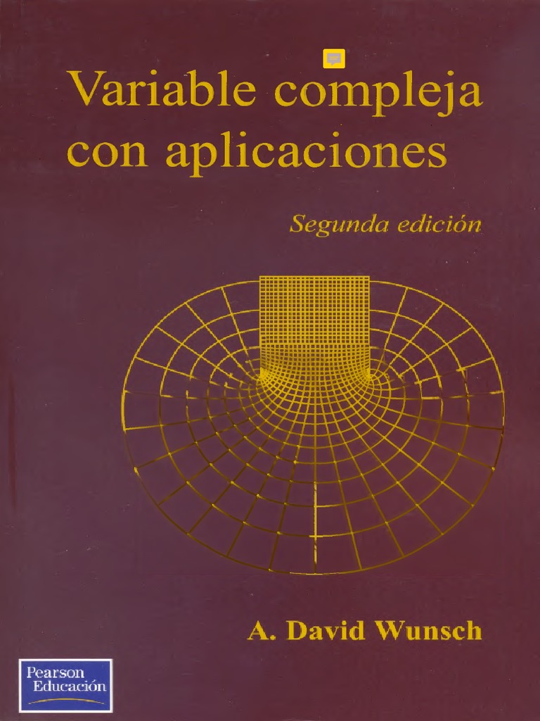 Libro-Variable Compleja Con Aplicaciones David Wunsch