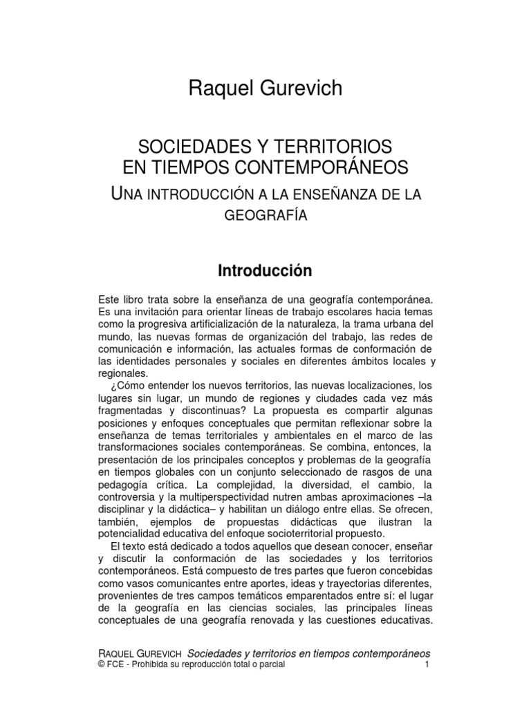 Gurevich | PDF | Geografía | Teoría