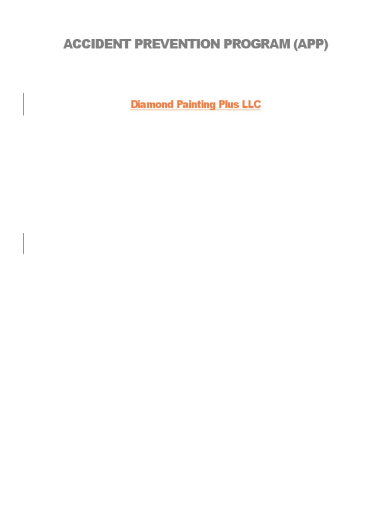 Accident Prevention Program Overview | PDF | Safety | Personal ...