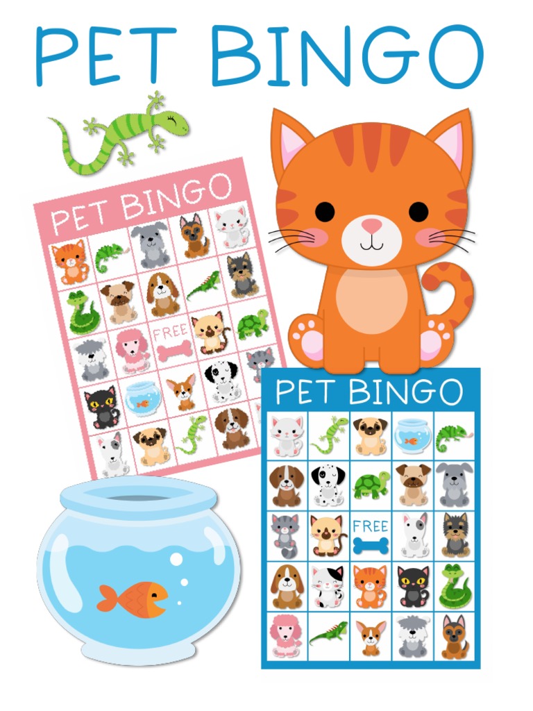 Free - Pet BINGO Game | PDF