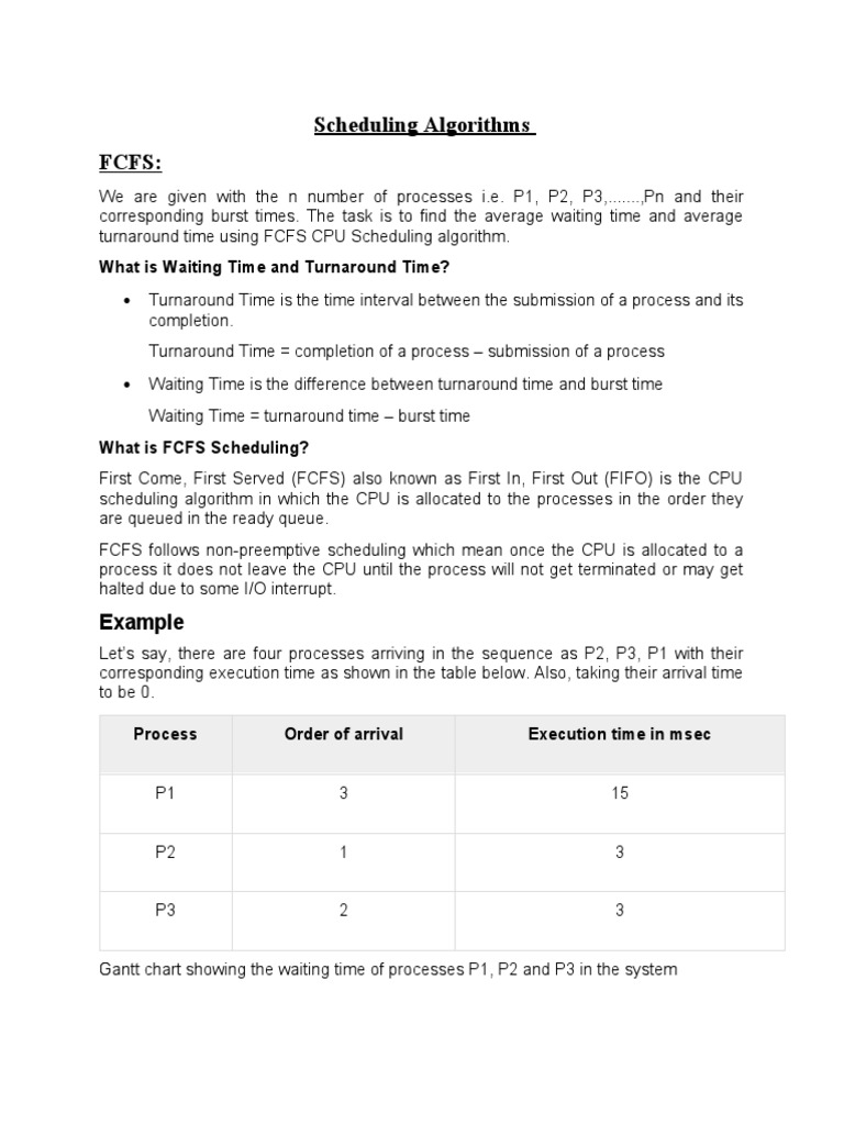 Scheduling Algorithms (Lab) | PDF | Scheduling (Computing) | Computer Programming
