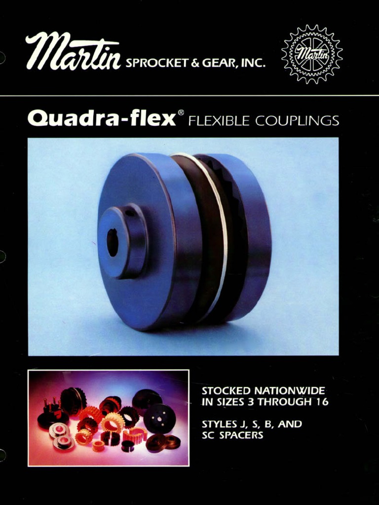 Martin Flexible Couplings Catalog | PDF | Chemistry | Materials