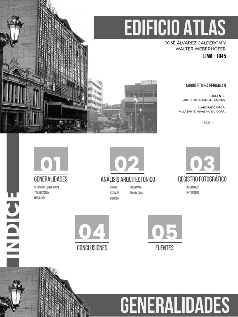 Edificio Atlas. Análisis. Villasante | PDF | Diseño | Estética