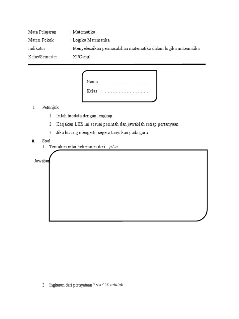 LKS | PDF | Metode & Bahan Ajar | Komputer