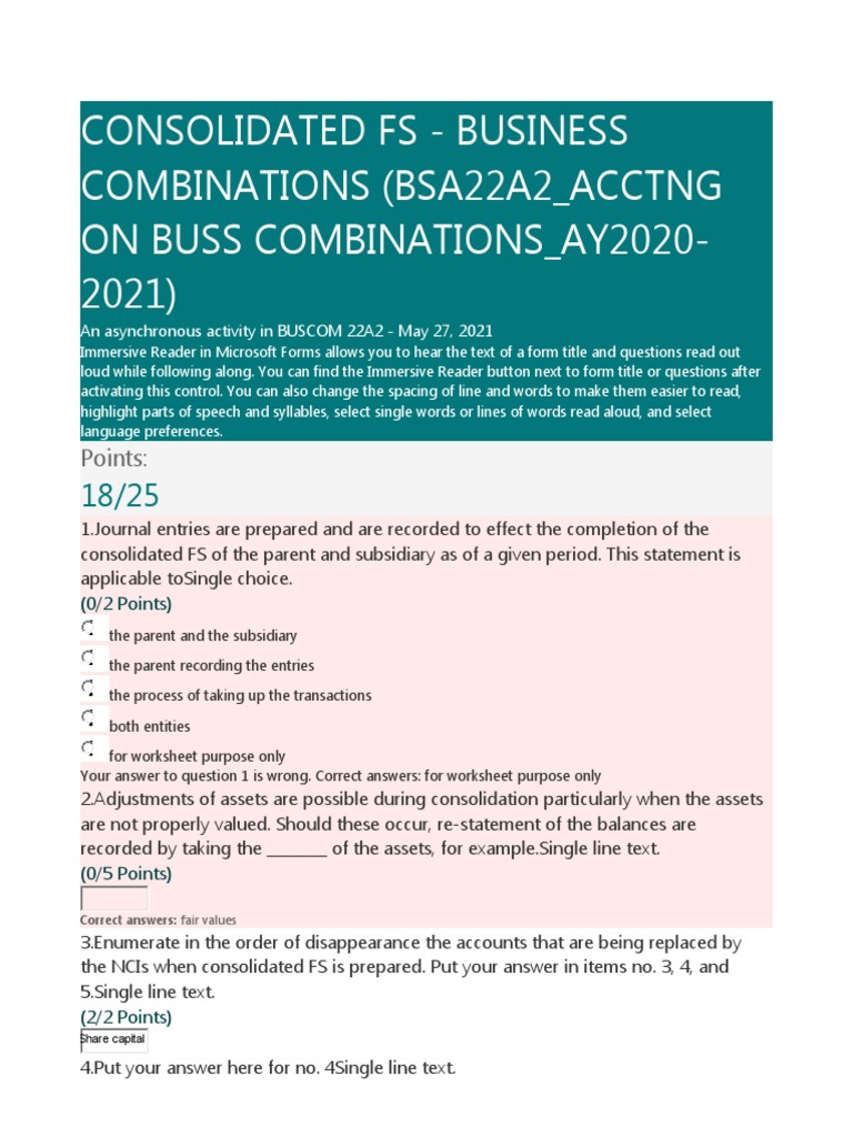 Consolidated Fs | PDF | Subsidiary | Consolidation (Business)