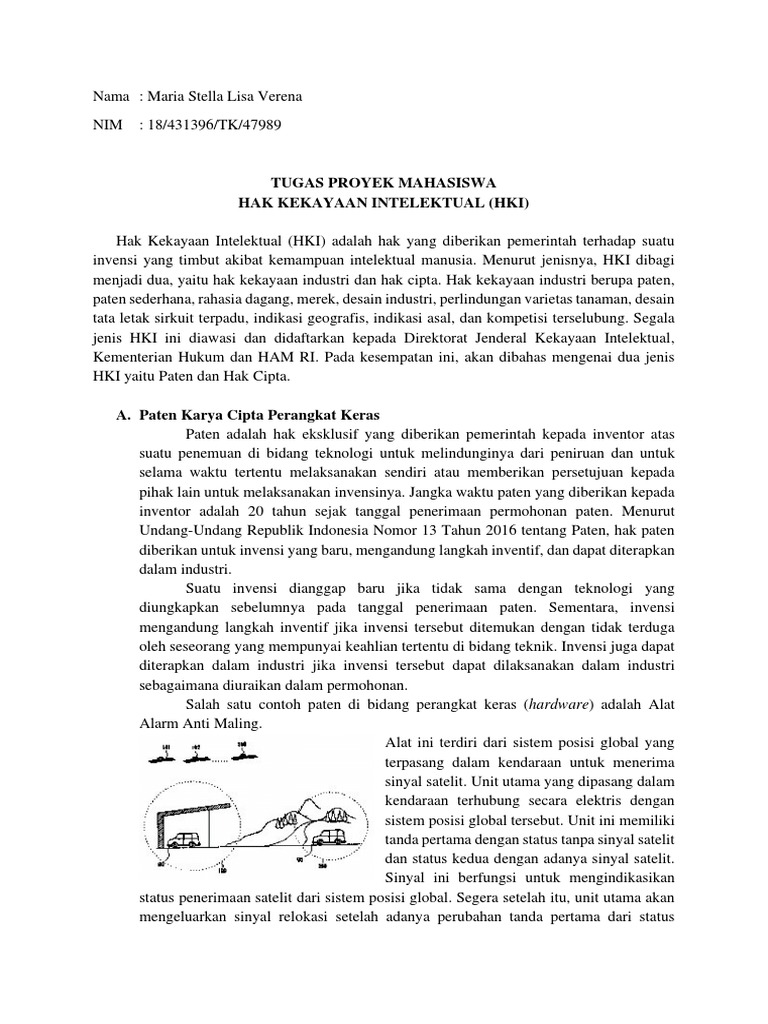 Contoh HKI Di Bidang IT | PDF