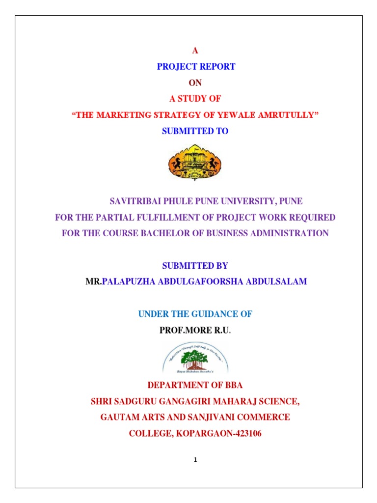 Mba Project Marketing | PDF | Literature Review | Science