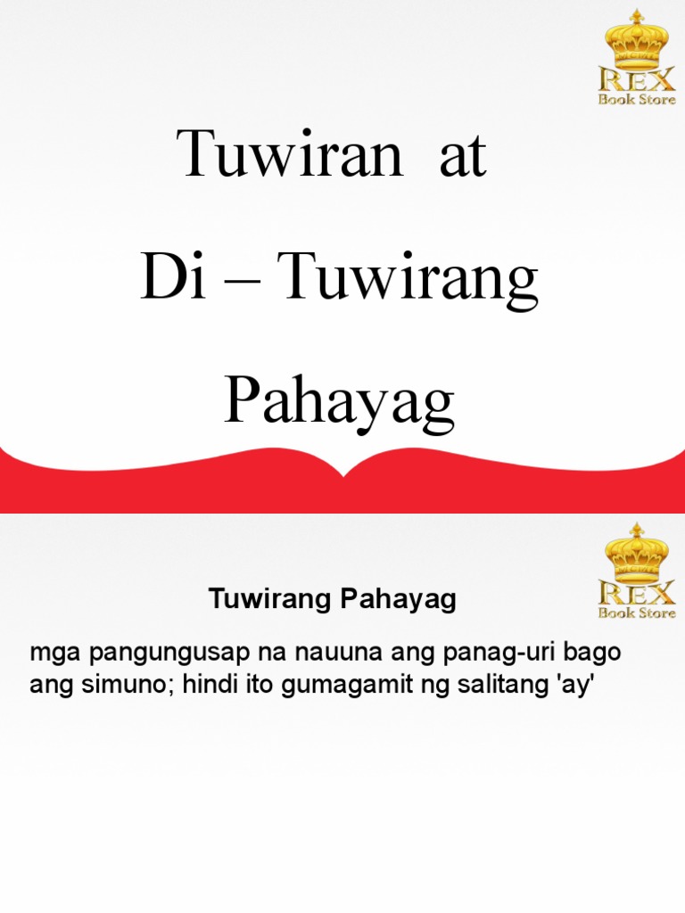 Aralin 19 Tuwiran at Di Tuwirang Pahayag | PDF
