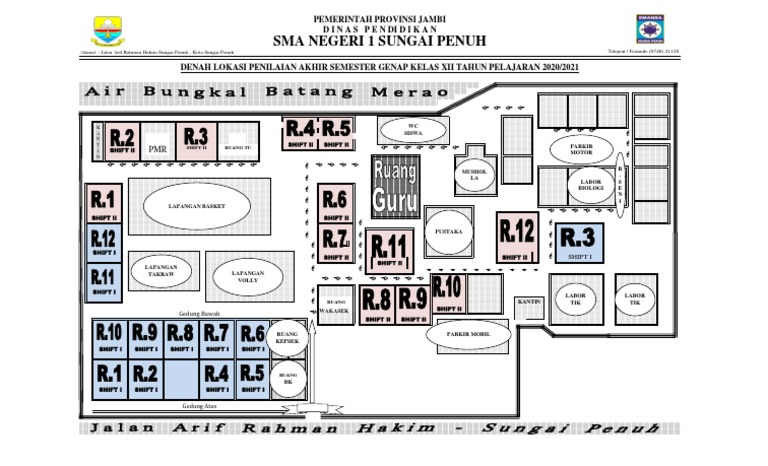 Denah Ujian Di Unp | PDF