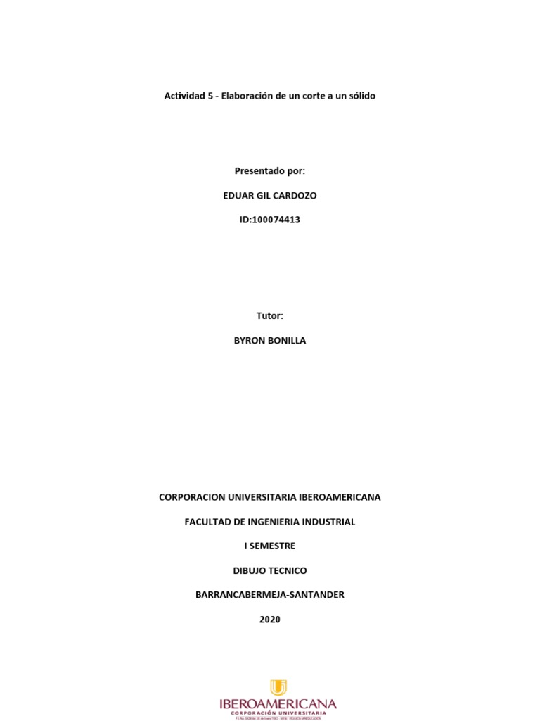 Actividad5 Corte Solidos Eduar | PDF
