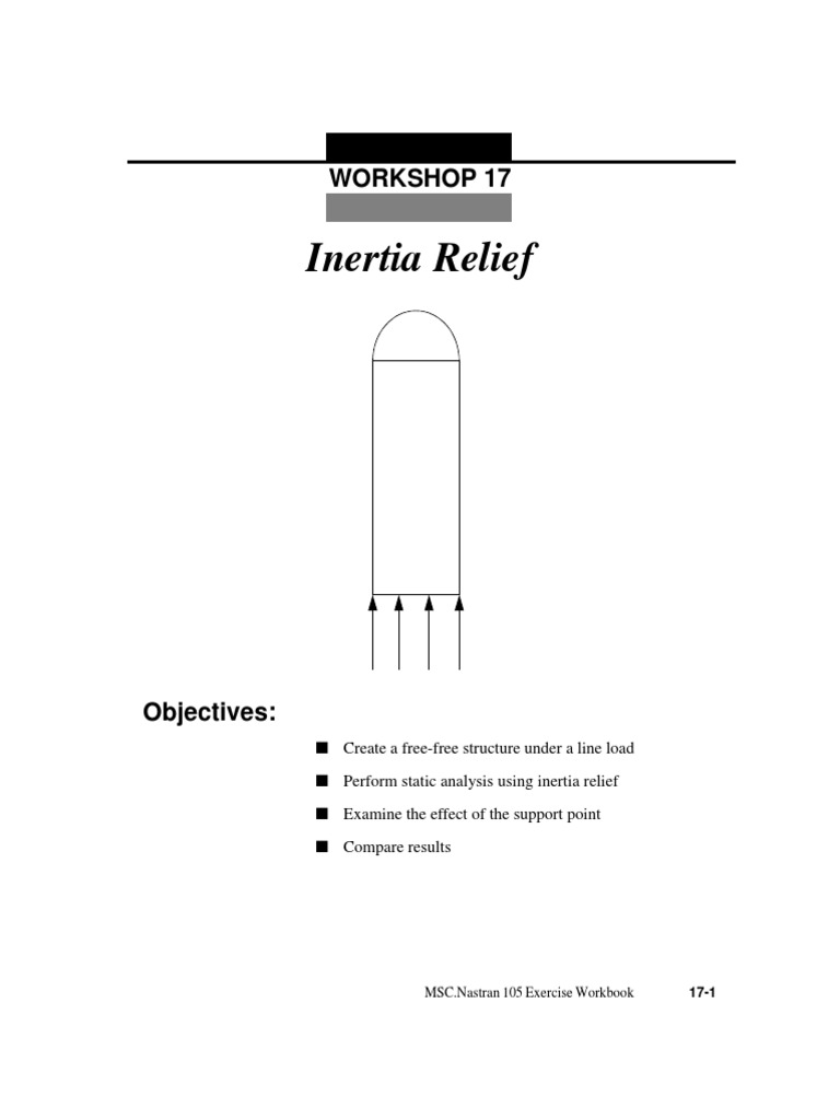 Inertia Relief: Workshop 17 | PDF | Stiffness | Young's Modulus