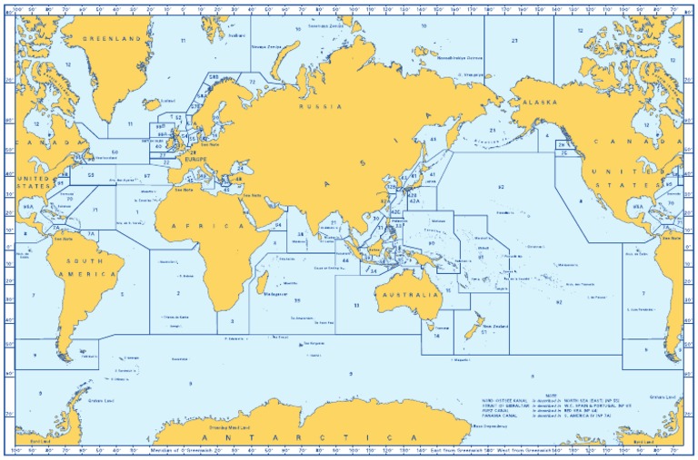 Sailing Directions Coverage Diagram | PDF