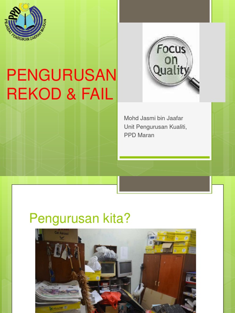 Pengurusan Rekod Fail | PDF