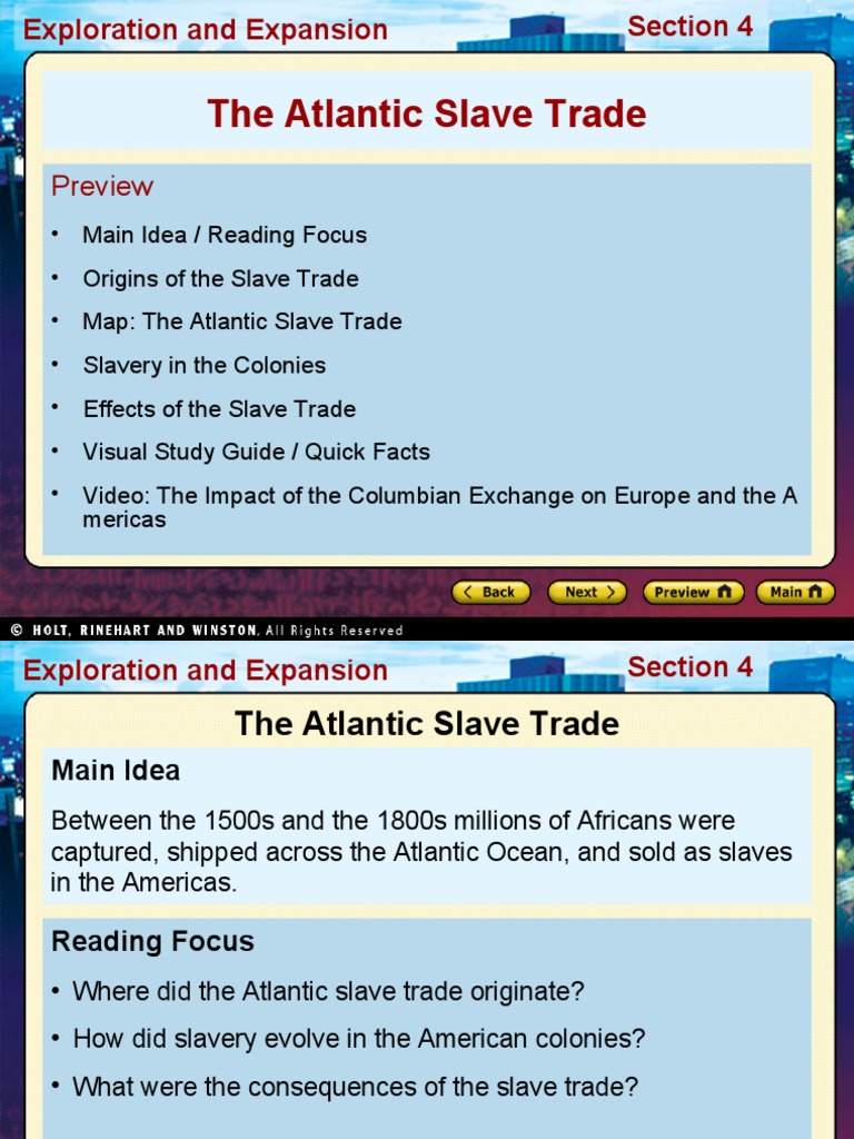 Impact of The Slave Trade On West Africa | PDF | Atlantic Slave Trade ...