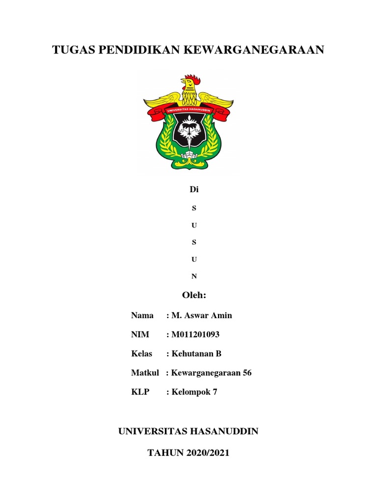 Lembaga Pemerintahan Kekuasaan Di Indonesia - M011201093 - M. Aswar Amin | PDF