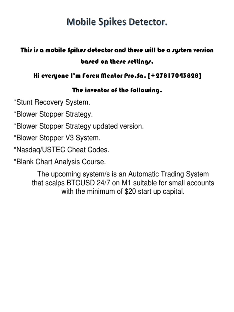Mobile Spikes Detector (FMP - Sa) | PDF