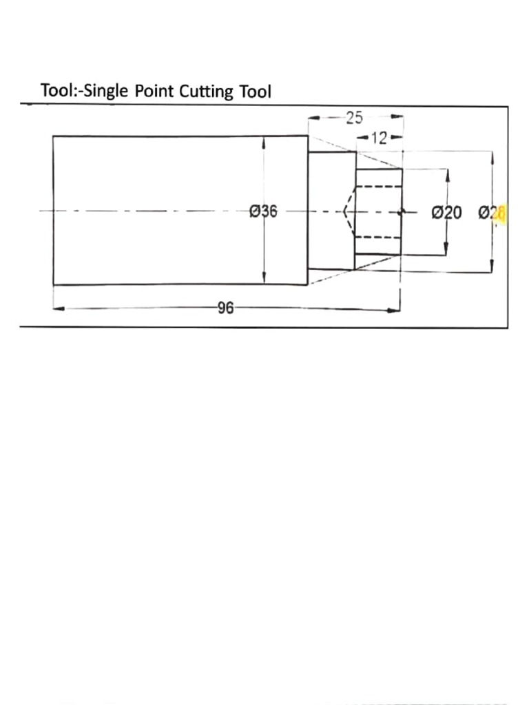 Tool:-Single Point Cutting Tool 25 | PDF | Machining | Sheet Metal