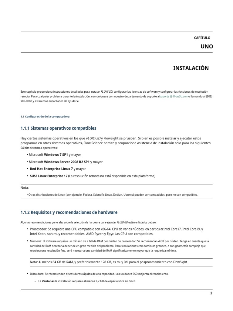Flow 3d Hydro Installation Instructions En Es Pdf Distribución De