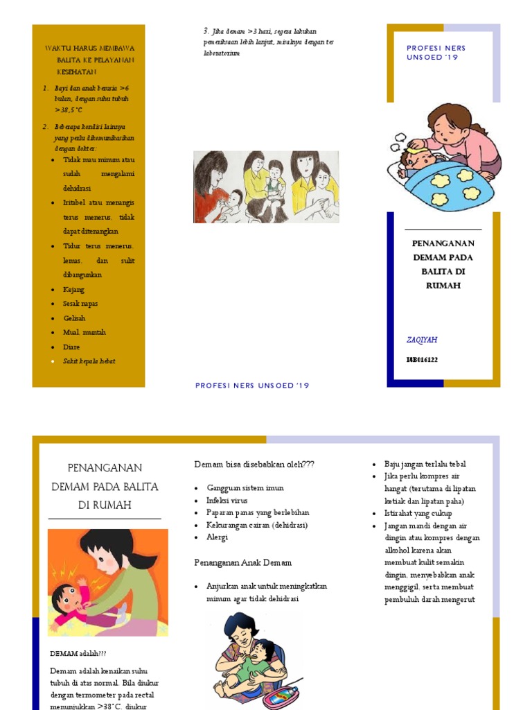 Leaflet Demam | PDF