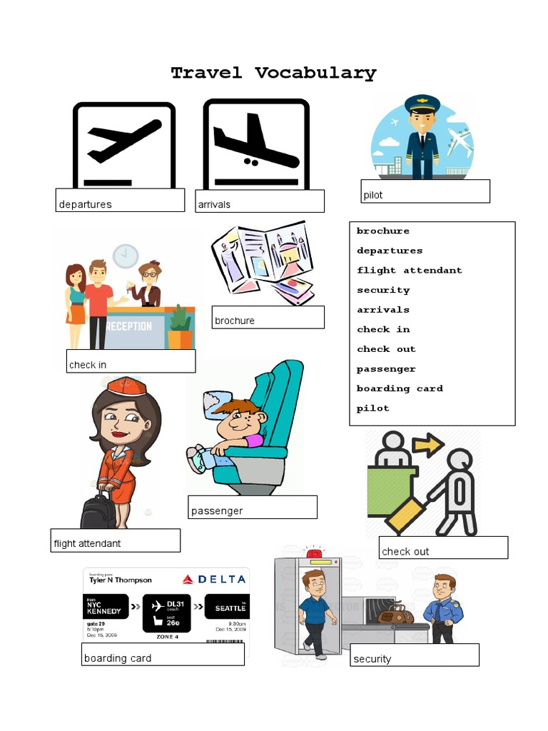 Travel Vocabulary for Passengers | PDF