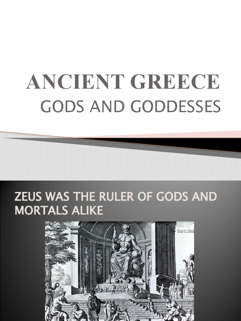 HISTORY Greek Gods and Goddesses | PDF
