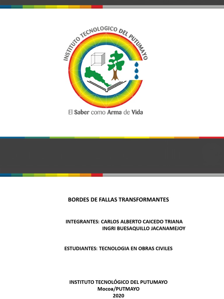 Exp. Bordes de Fallas Transformantes | PDF | Ciencia y matemática ...