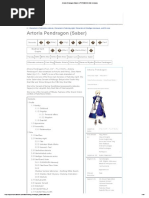 Artoria Pendragon (Saber) - TYPE-MOON Wiki - Fandom | PDF
