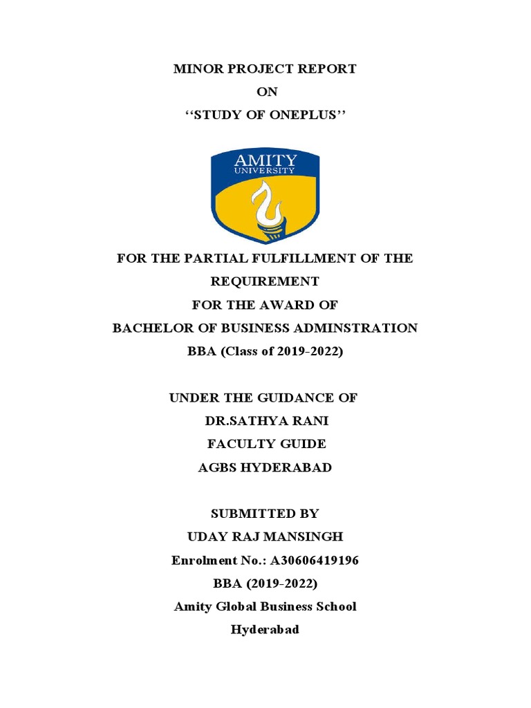 Study of OnePlus Mobile Brand | PDF | Strategic Management | Marketing ...