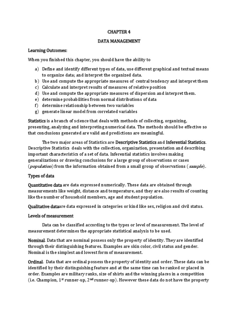 Lesson 4 Data Management Mean Median Mode Download Free Pdf Level
