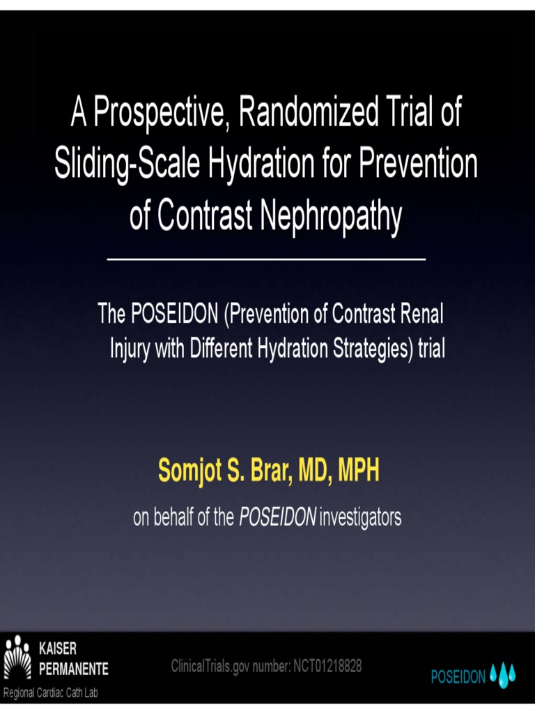 A Prospective, Randomized Trial of Sliding-Scale Hydration For ...