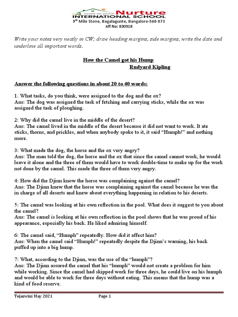 How The Camel Notes | PDF