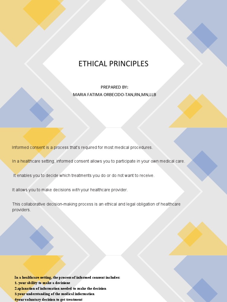 Ethical Principle 2 | PDF | Informed Consent | Confidentiality