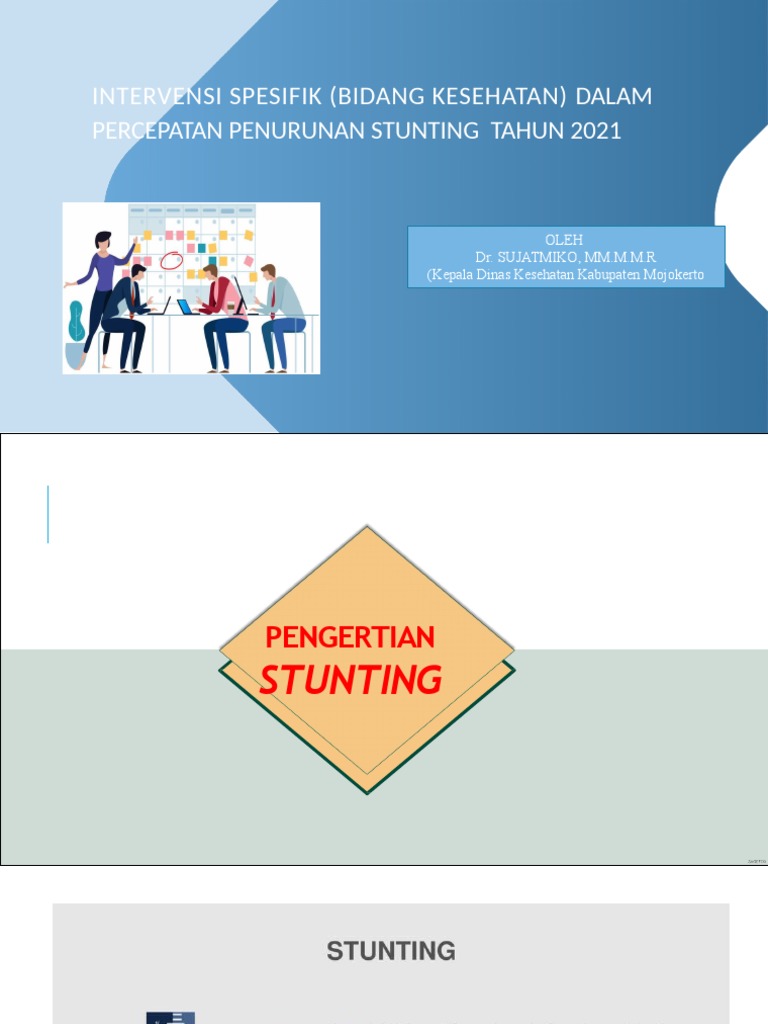 Materi Rembuk Stunting Kadinkes 2021 EDIT 2 | PDF