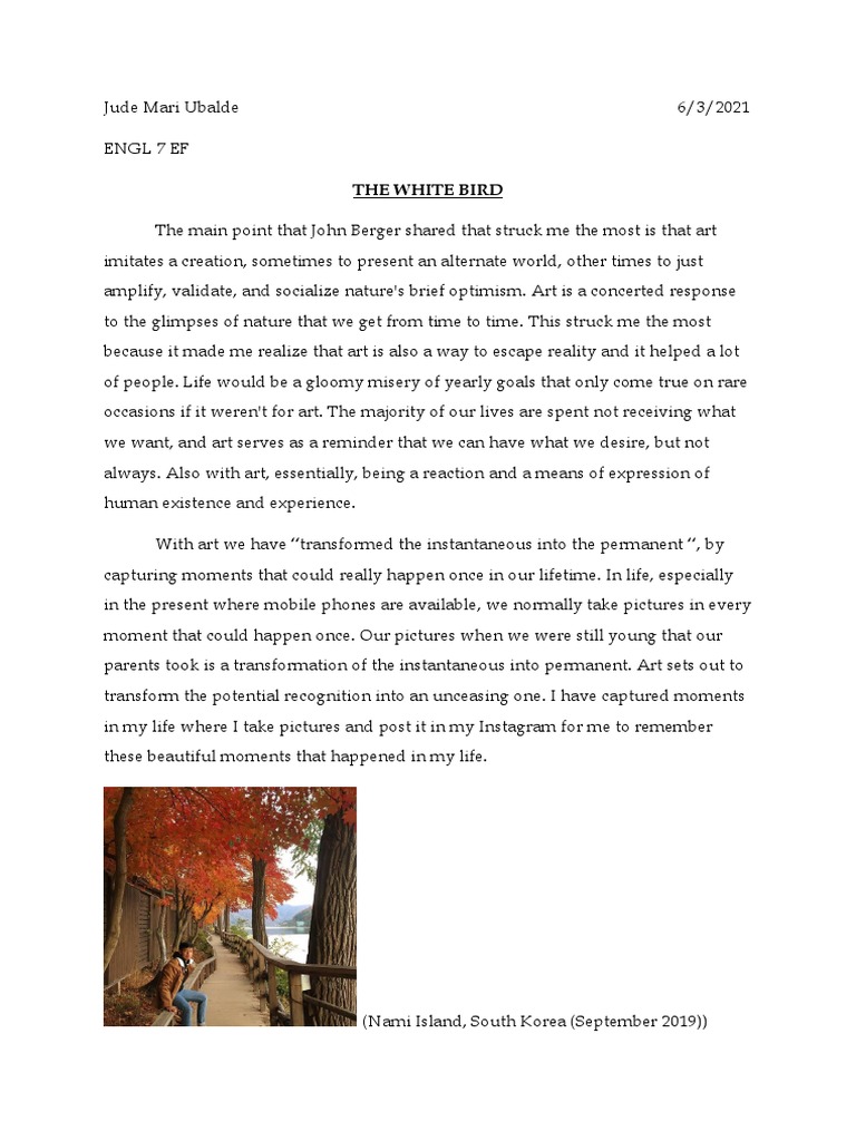 The White Bird | PDF