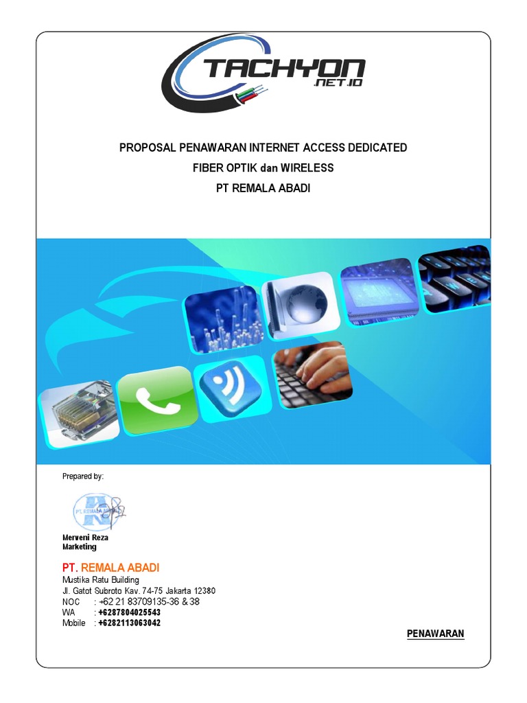 Penawaran Paket Internet Remala Abadi | PDF | Bisnis | Komputer