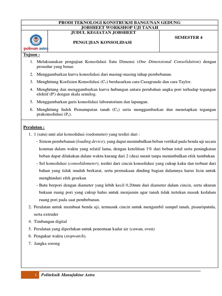 Jobsheet Praktikum Konsolidasi - Rere | PDF