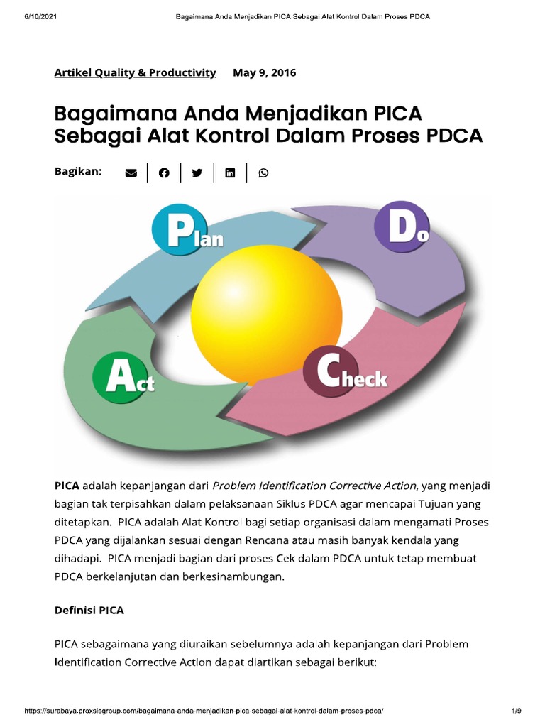 Pica & Pdca | PDF