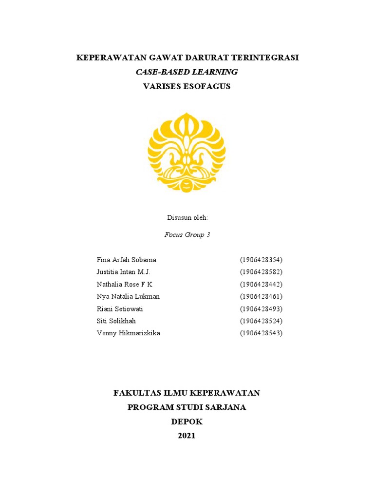 FG 3 - KGD - Varises Esofagus | PDF | Griya & Taman | Sains & Matematika