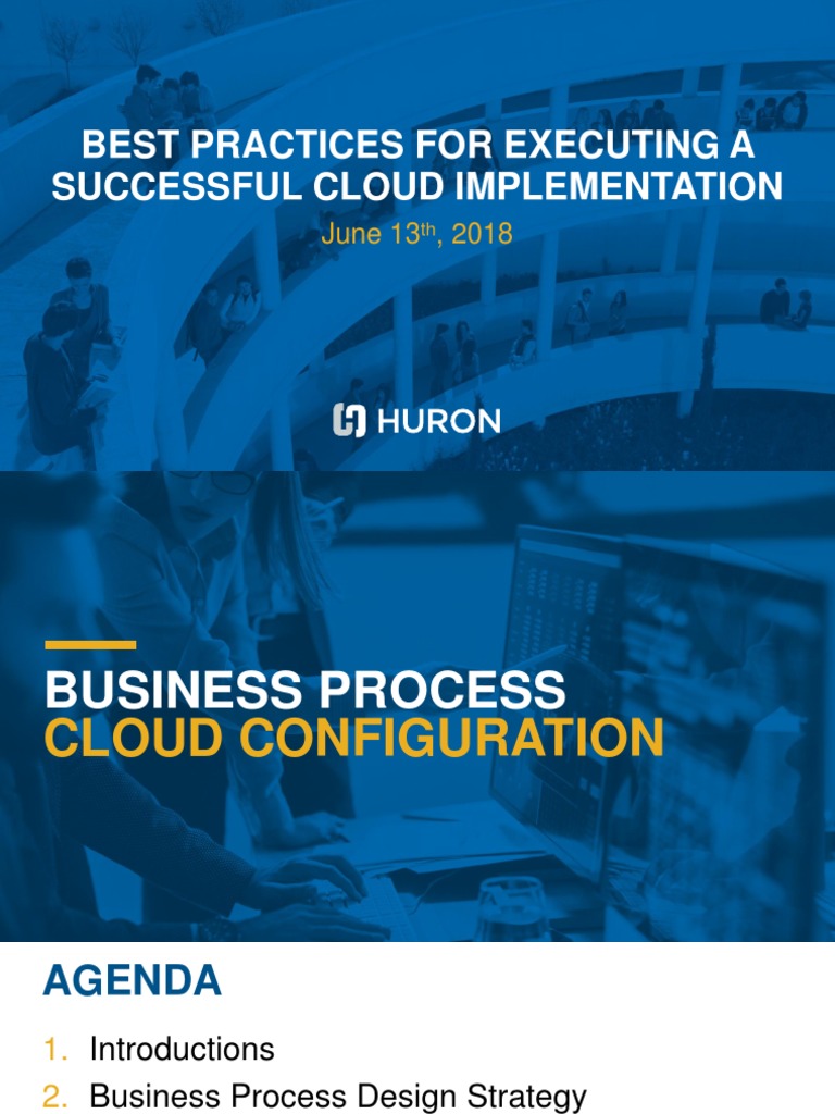 Best Practices Executing Successful Cloud Implementation Huron | PDF ...