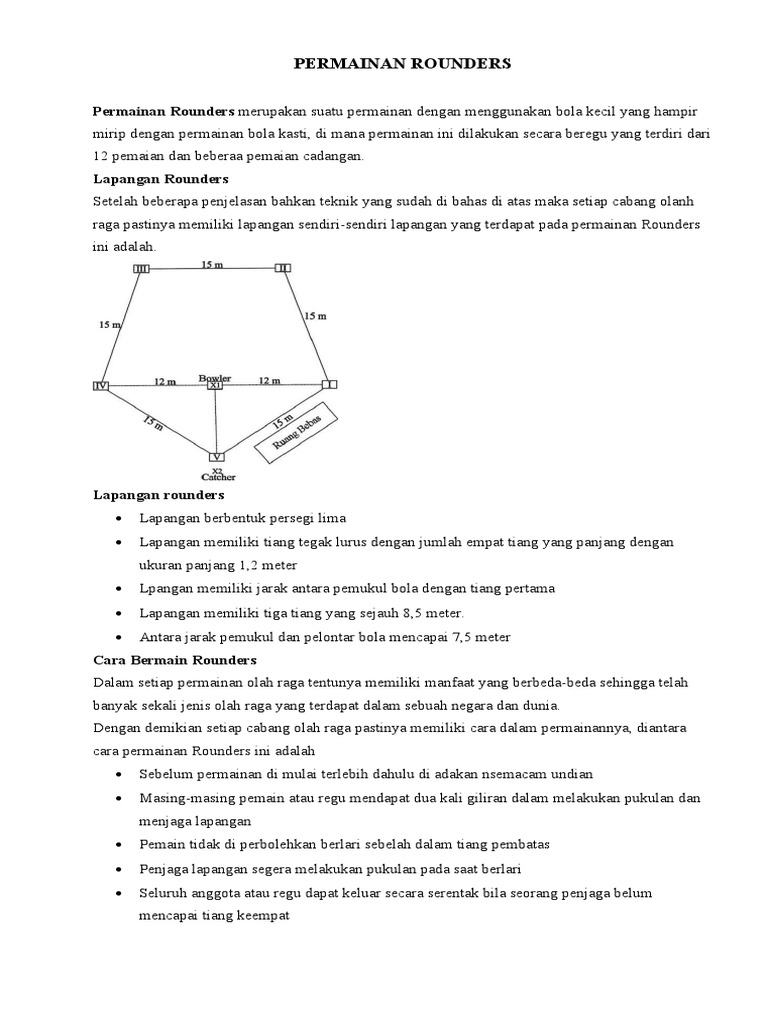Permainan Rounders | PDF