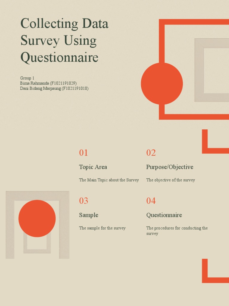Collecting Data Survey Using Questionnaire | PDF | Survey Methodology ...