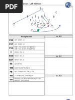 Single Back Offense by Footballplays | PDF | Sport Variants | Team Sports