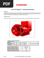 Synchronous Generator: Data Sheet | PDF | Electric Generator ...