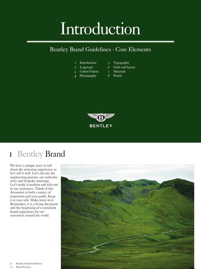 Bentley Brand Guidelines Core Elements | PDF | Logos | 24 Hours Of Le Mans