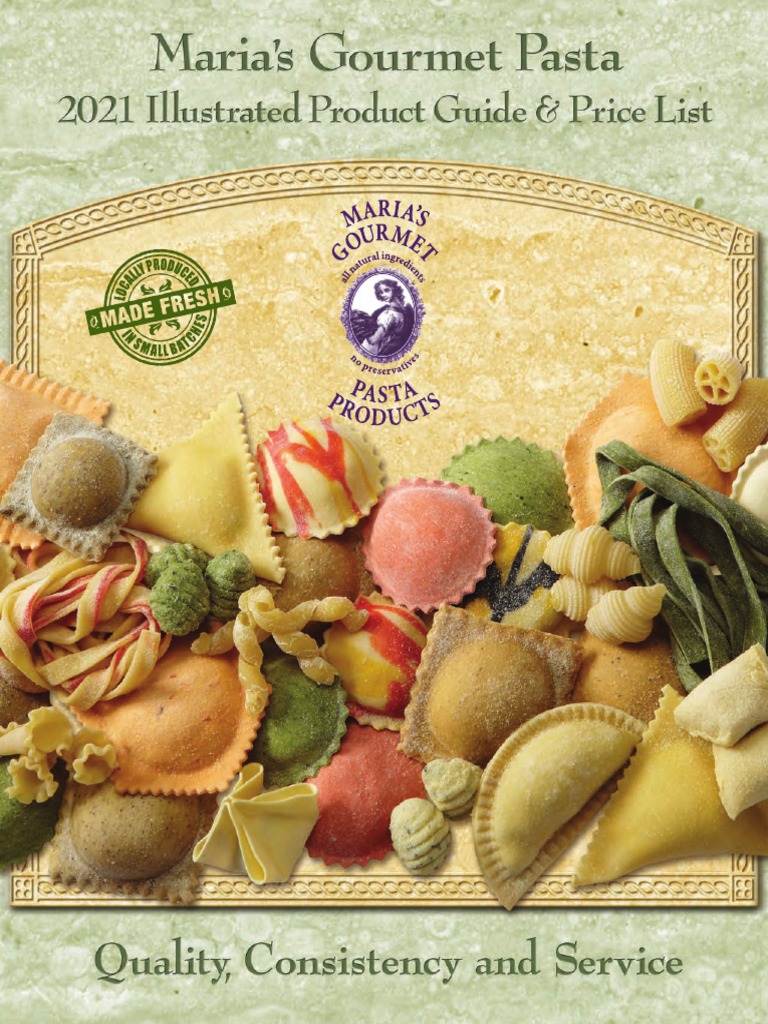 Marias ProdGuide PriceList 0421 | PDF | Pasta | Lasagne