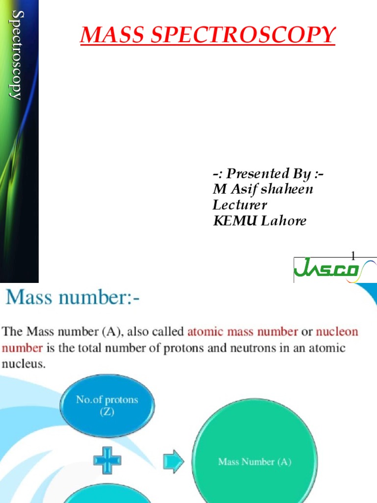 Mass Spectroscopy: Accurate Molecular Identification | PDF | Mass ...