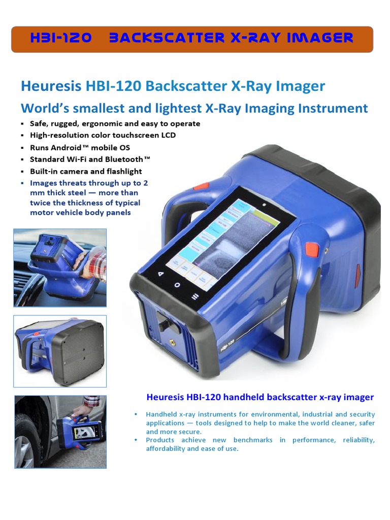 HBI-120 Backscatter X-Ray Imager: Heuresis | PDF | Mobile Device ...