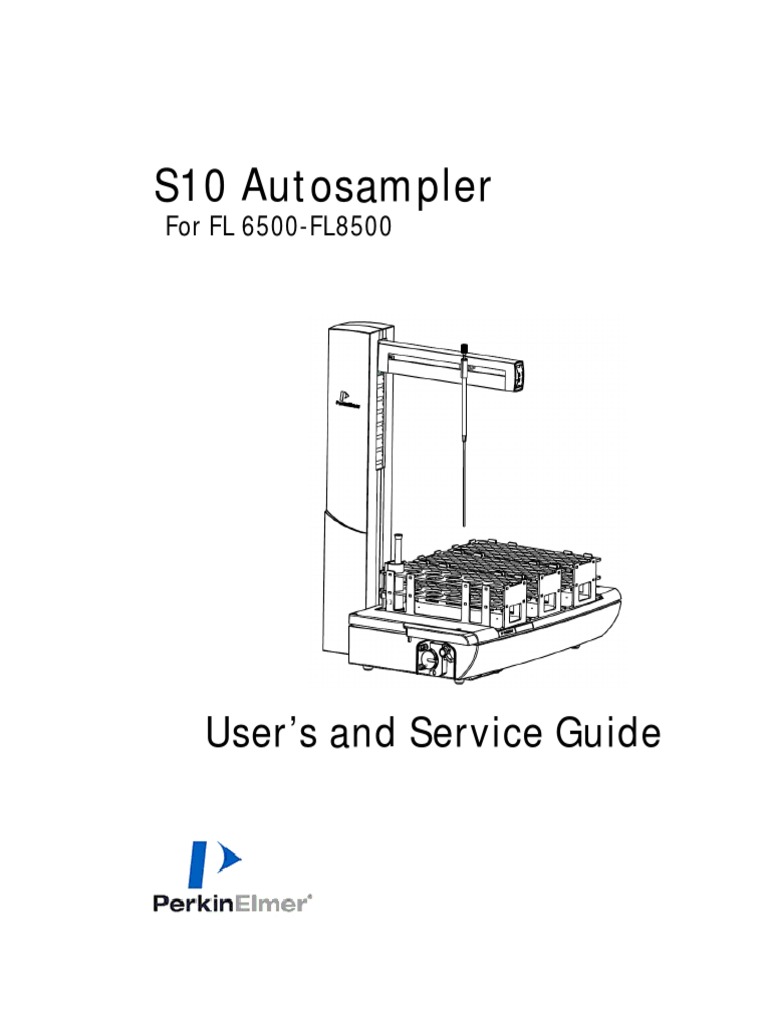 S10 Autosampler Users Guide For FL6500-FL8500 | PDF | Electronic Waste ...