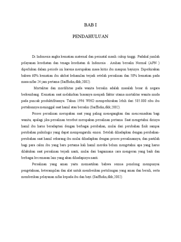 Makalah Intranatal Care | PDF | Sains & Matematika